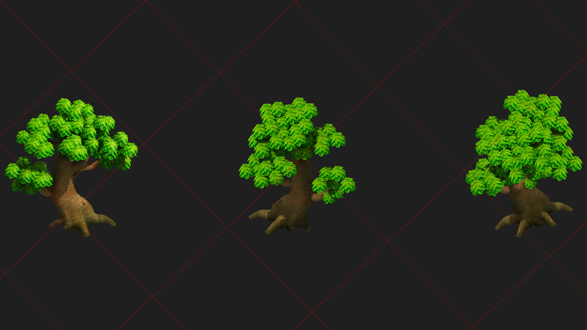 ArtStation - 26 Fantasy Tree Nature Collection Game Assets | Game Assets