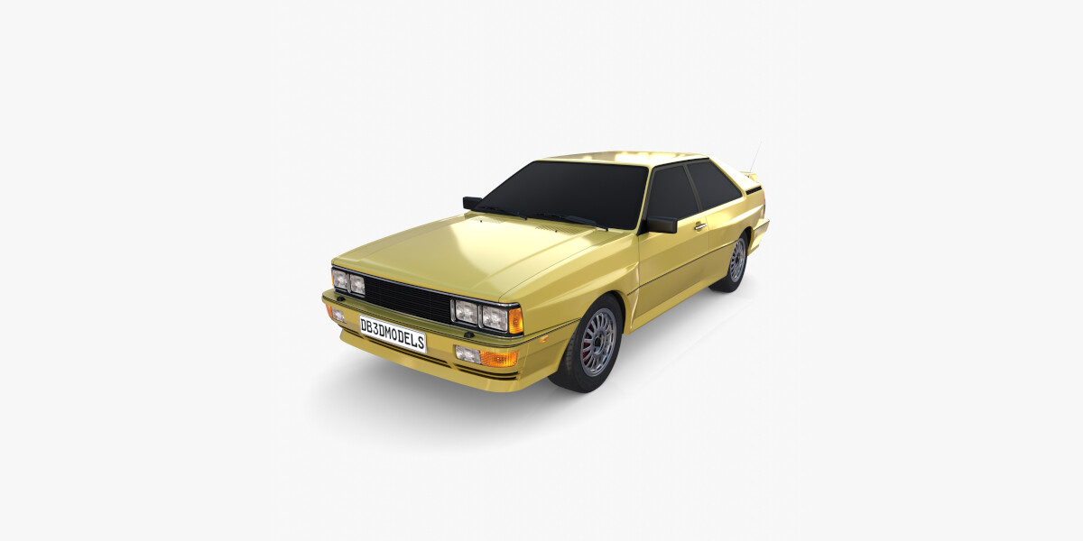 ArtStation - Generic 80s Coupe | Game Assets