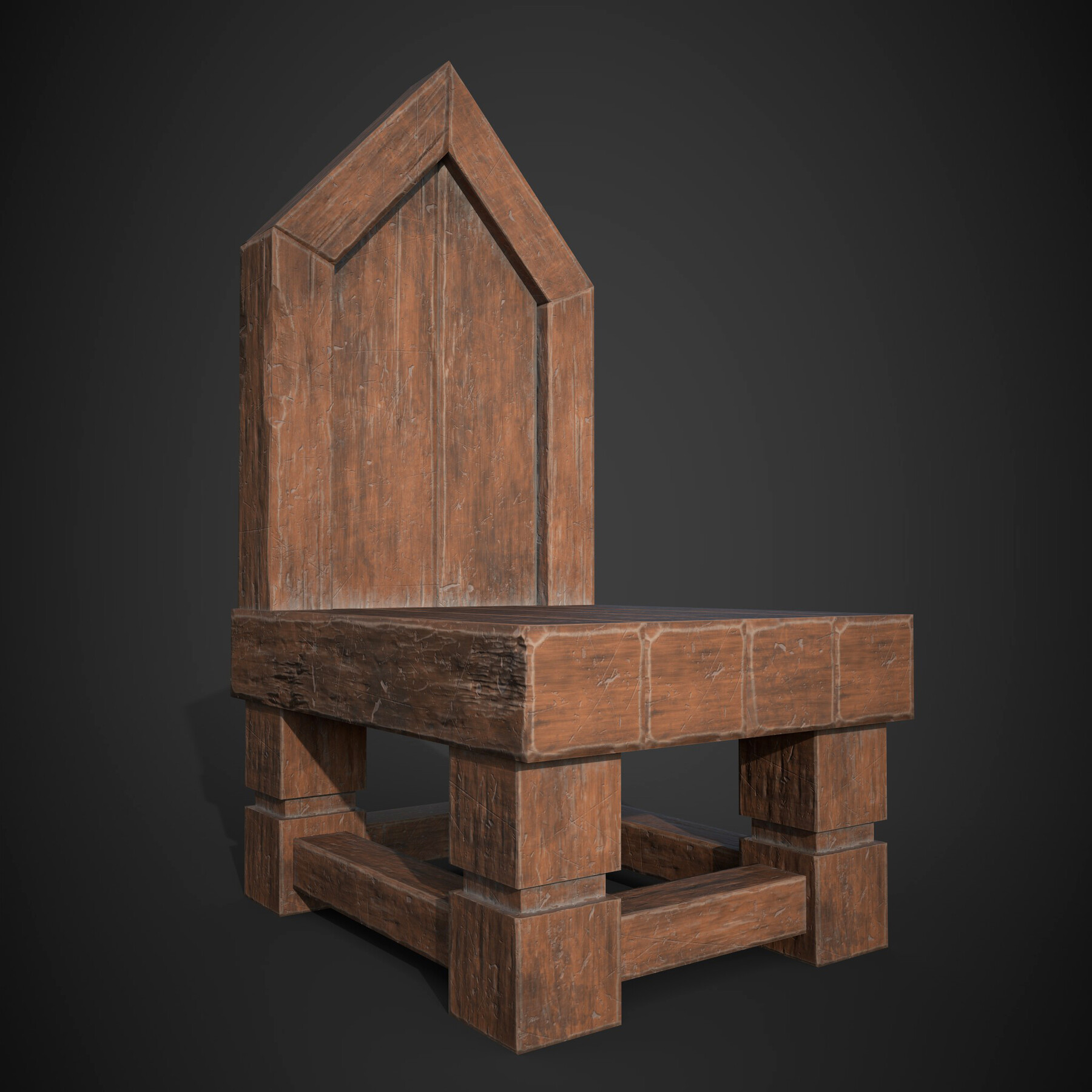 ArtStation - medieval chair | Game Assets