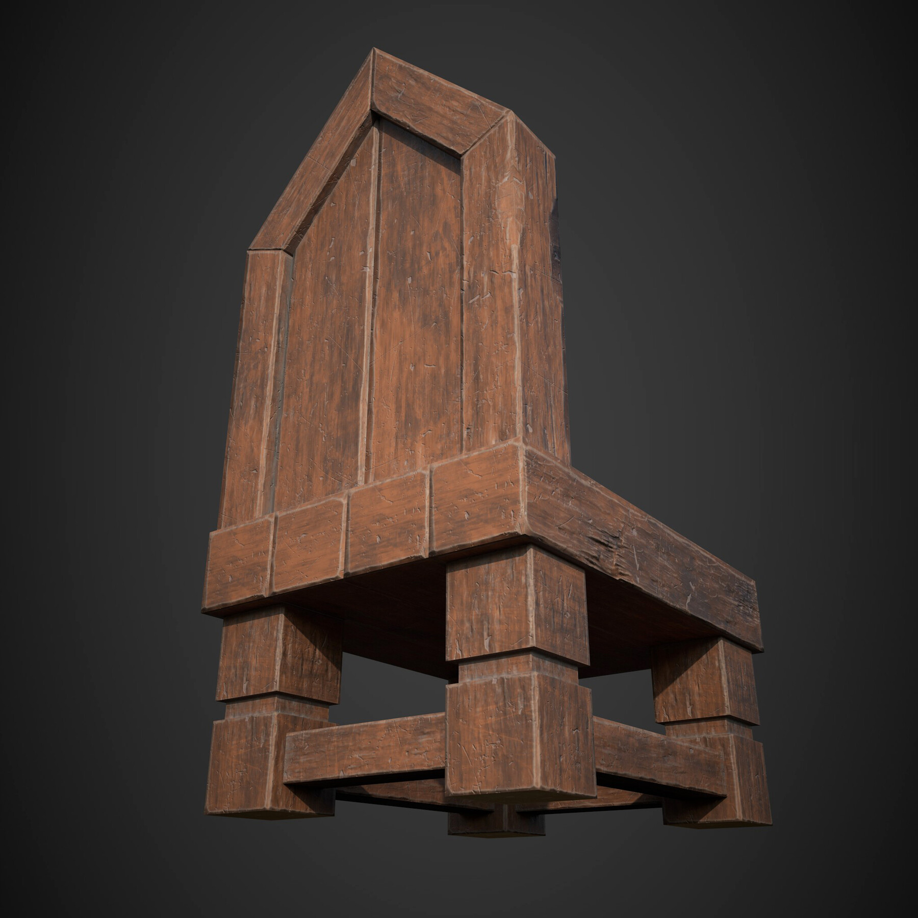 ArtStation - medieval chair | Game Assets