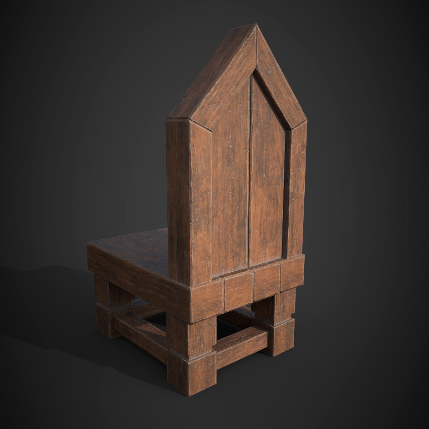 ArtStation - medieval chair | Game Assets