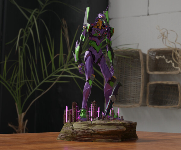 ArtStation - 3D Model Evangelion Unit 01 | Resources