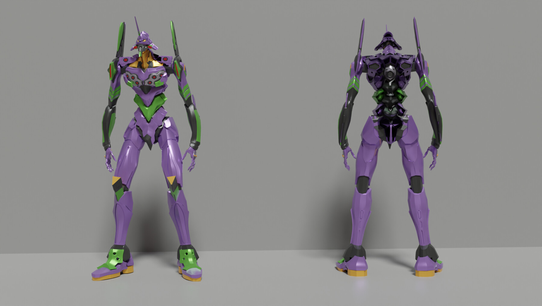 ArtStation - 3D Model Evangelion Unit 01 | Resources