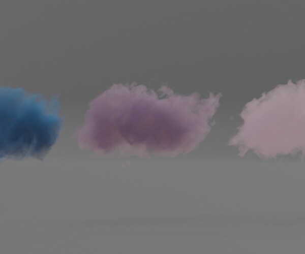 ArtStation - Fluffy Clouds Pack 04 & Cloud Node Shader | Game Assets