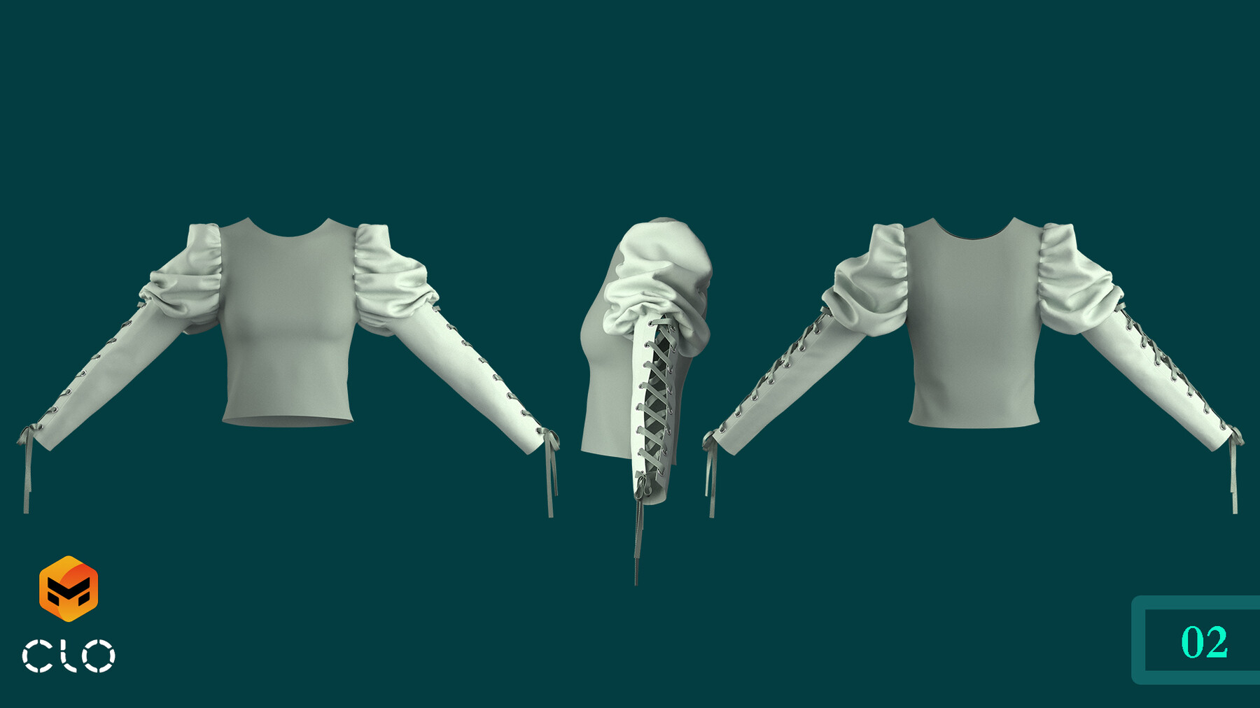 ArtStation - women's sleeves . CLO3D, MD Projects + FBX + OBJ | Game Assets