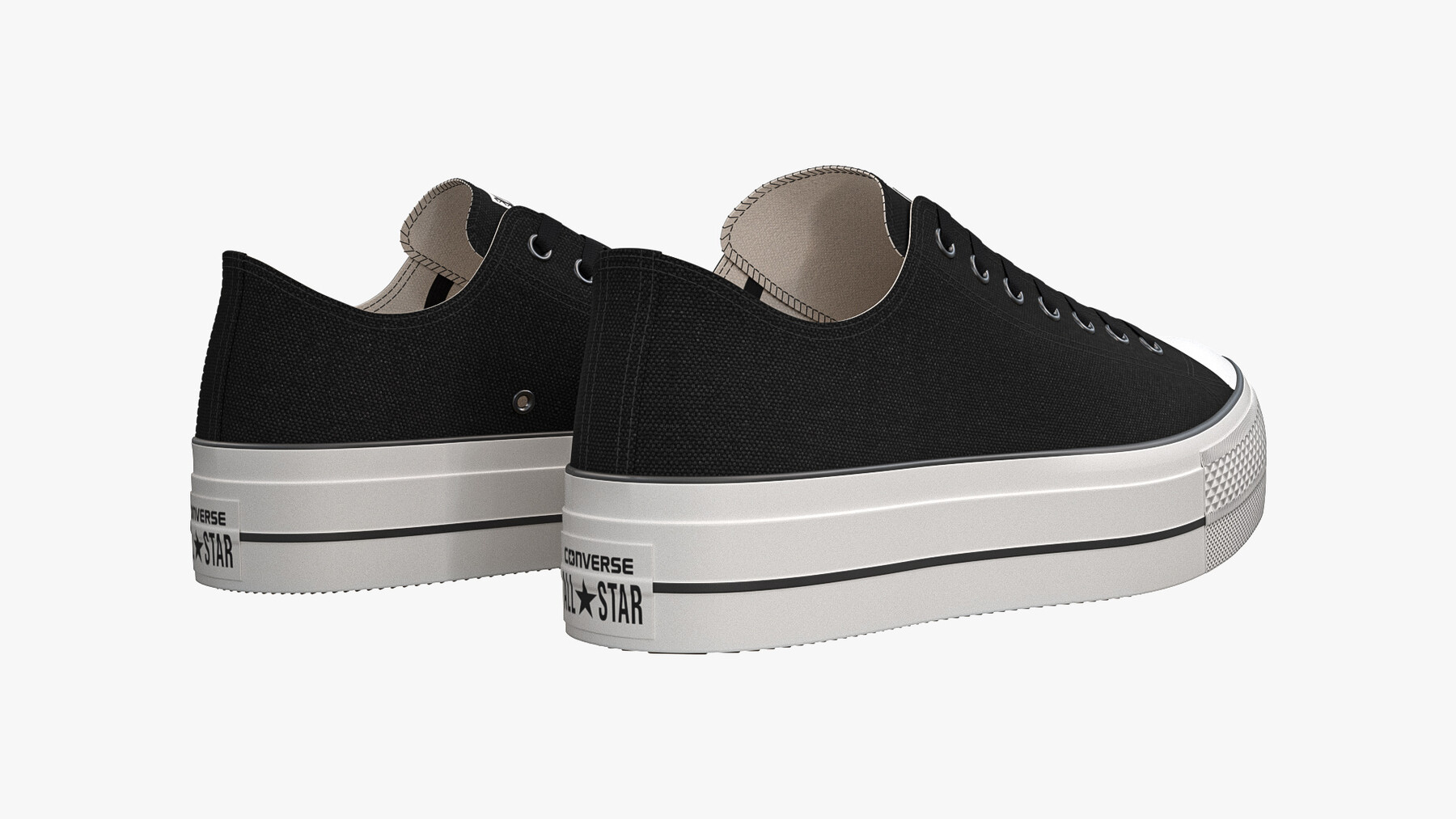 ArtStation - Chuck Taylor All Star Lift Platform Low Top Black | Game ...