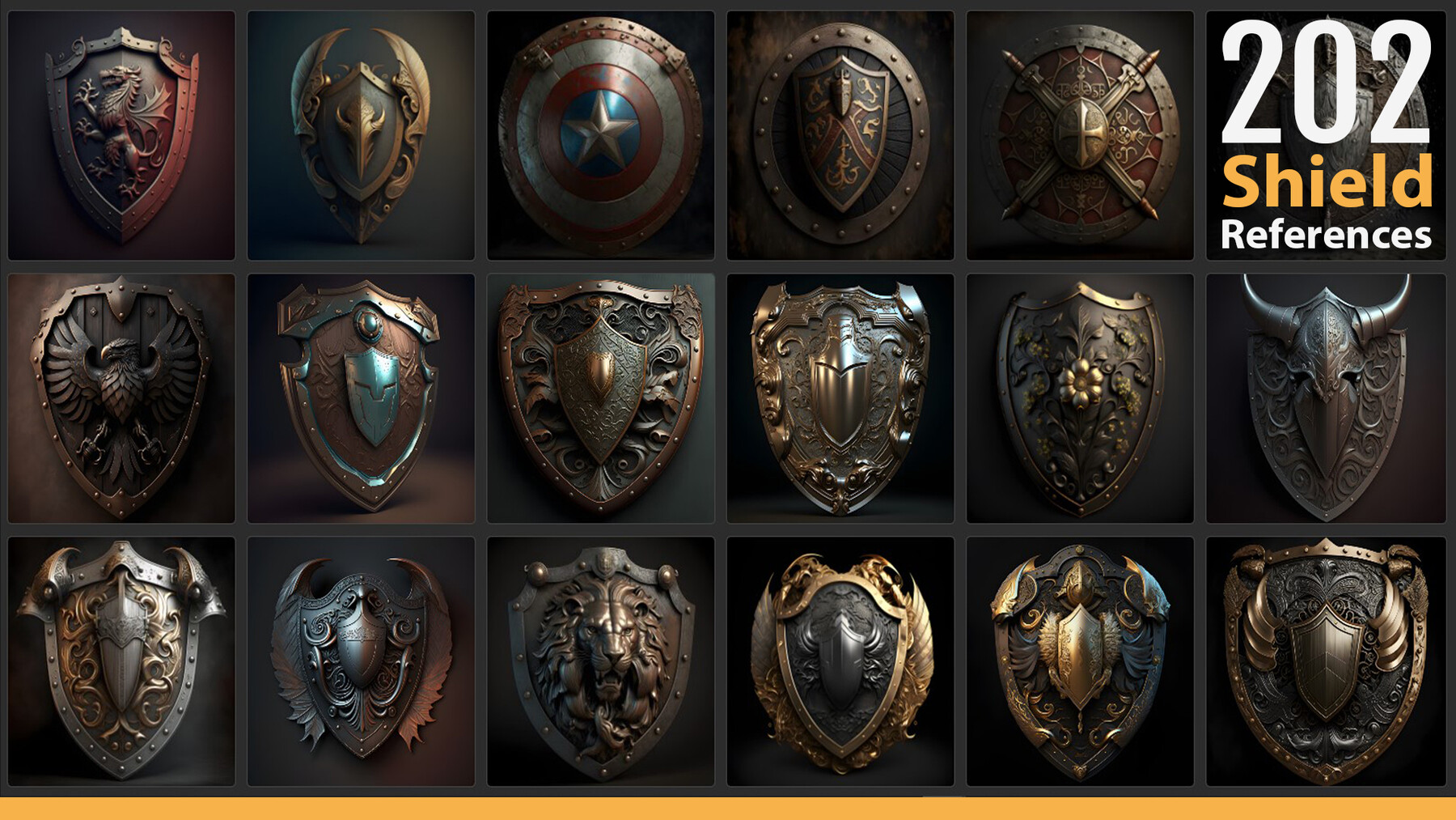 ArtStation - 202 Shield references | Artworks