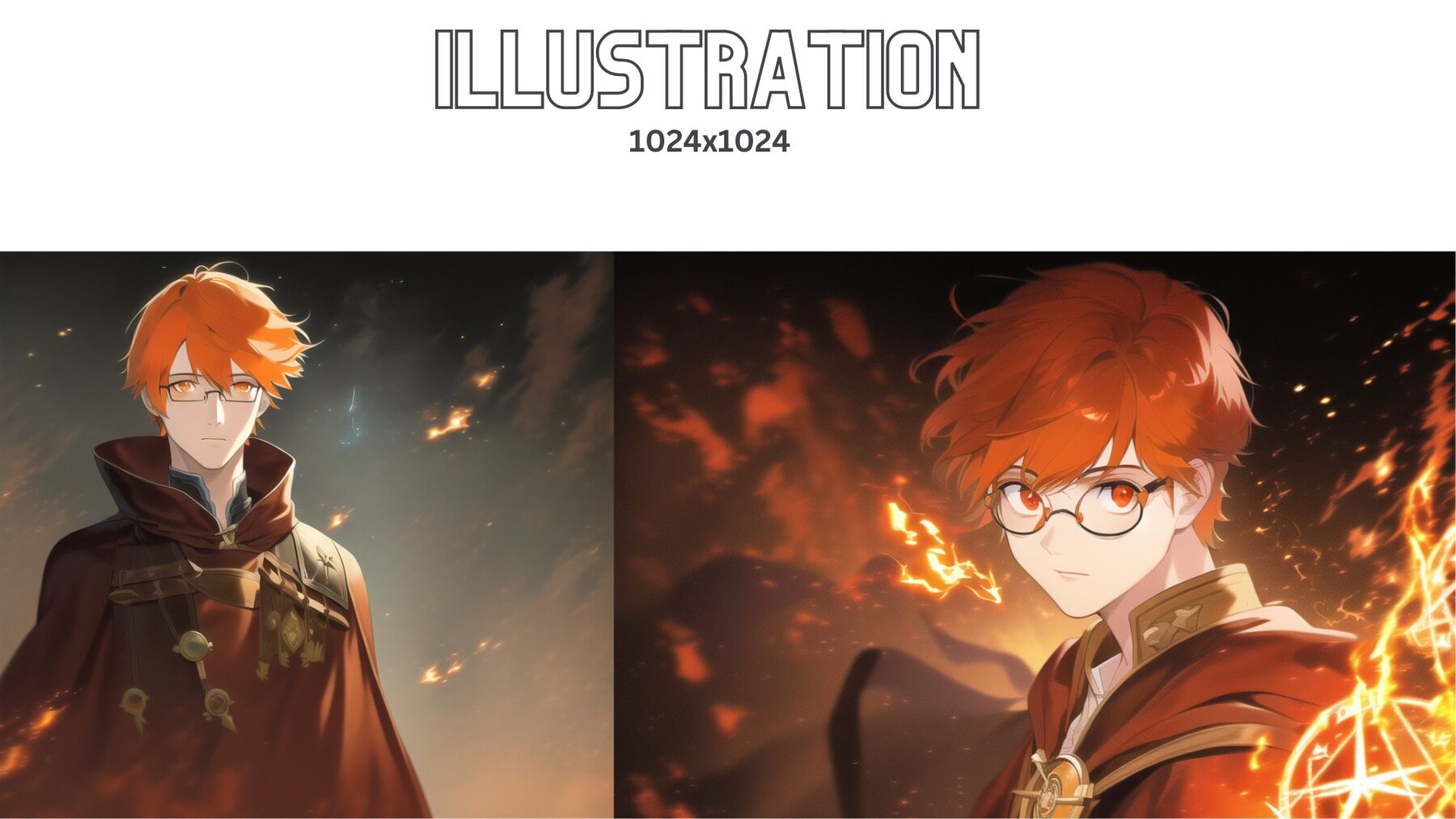 ArtStation - Male Mage (Fiery Resolve) - Fantasy Job Class Character ...