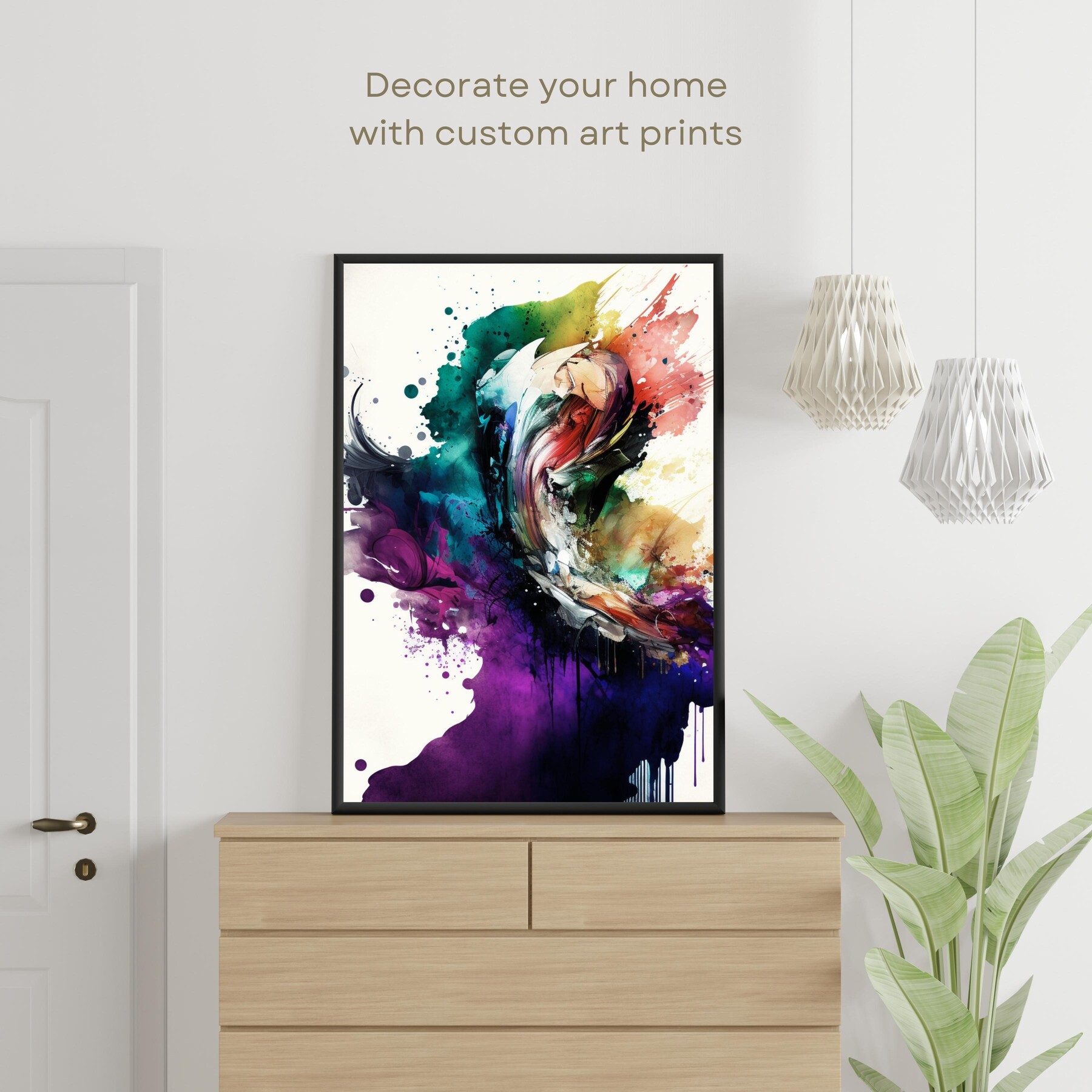 ArtStation - Digital Print, Abstract Wall Art, Abstract Print ...