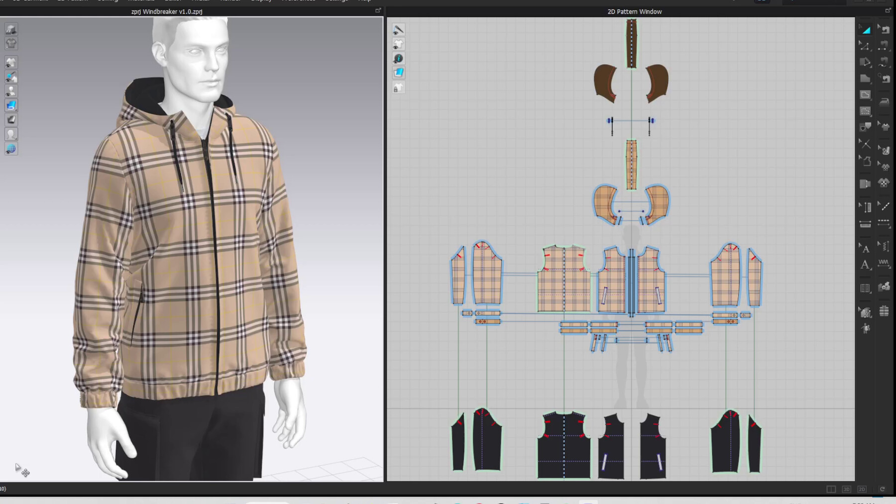 ArtStation - Windbreaker, Marvelous Designer, Clo +obj, fbx | Resources