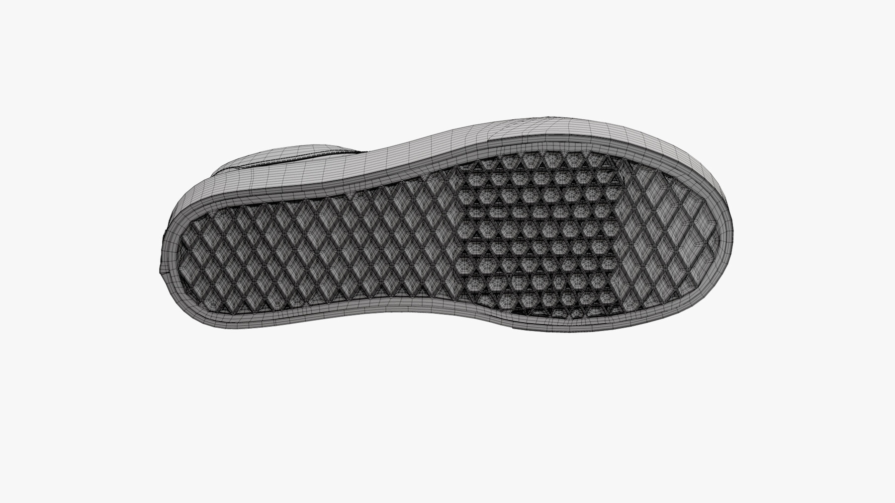 ArtStation - Vans Old Skool Stackform Black and White | Game Assets