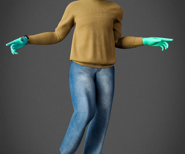 ArtStation - Stylized motion design male character | Game Assets