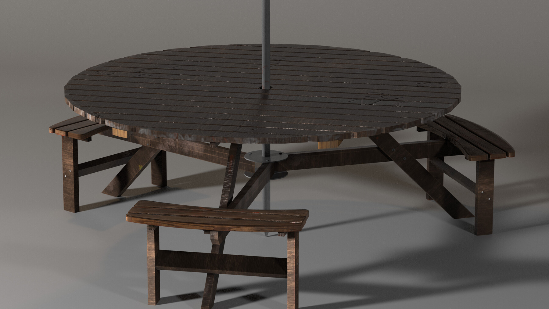ArtStation - Picnic Table Backyard | Game Assets