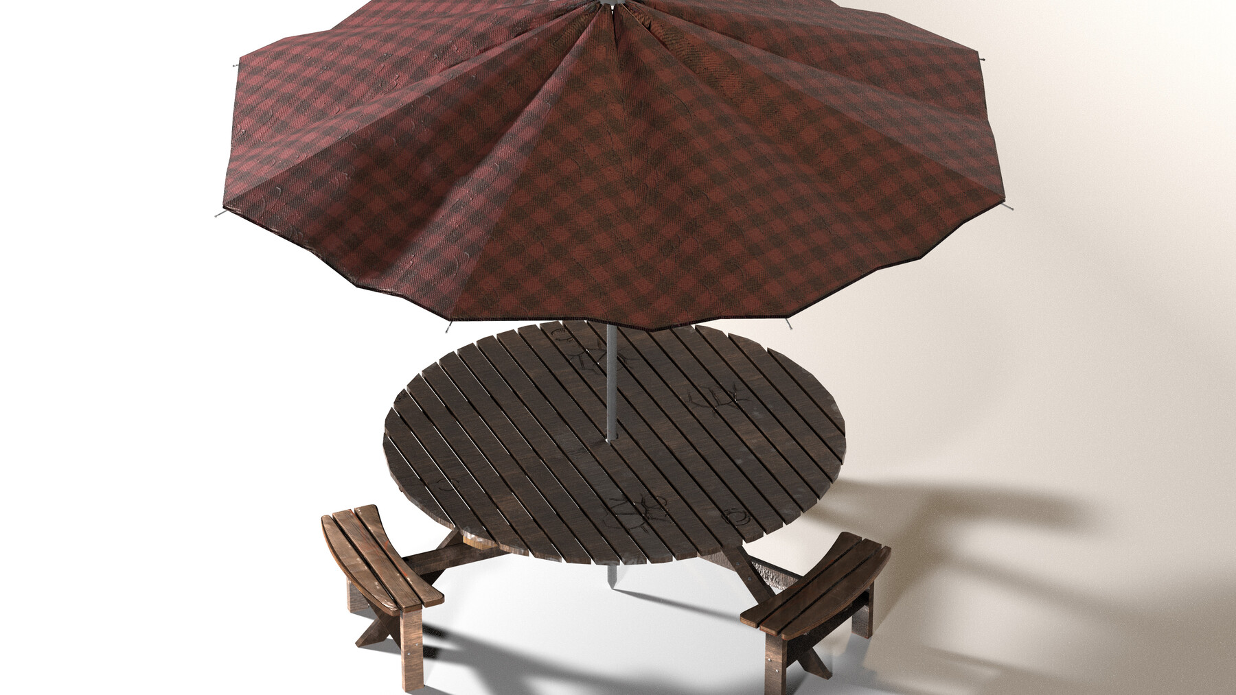 ArtStation - Picnic Table Backyard | Game Assets