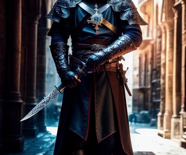 ArtStation - Dangerous sneaky shady Assassin character (90 ...