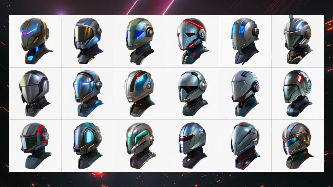 ArtStation - Sci Fi Pack: 140+ Armor and 120+ Helmets | Game Assets