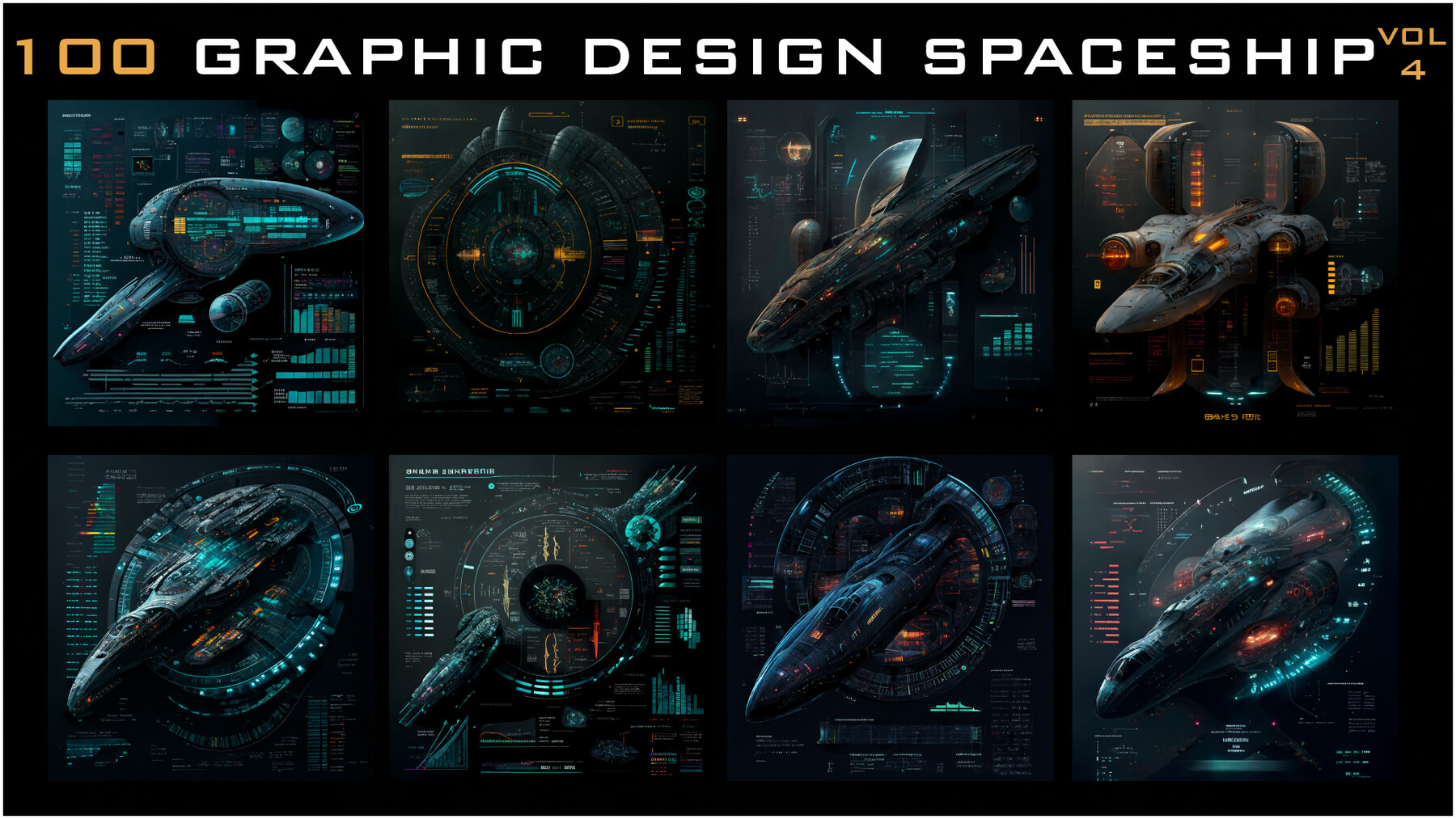 ArtStation - 100 GRAPHIC DESIGN SPACESHIP-VOL 4 | Artworks