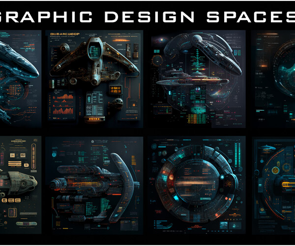 ArtStation - 100 GRAPHIC DESIGN SPACESHIP-VOL 4 | Artworks
