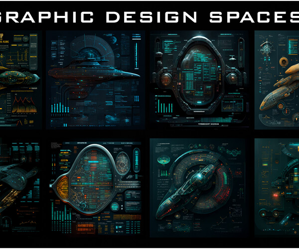 ArtStation - 100 GRAPHIC DESIGN SPACESHIP-VOL 4 | Artworks