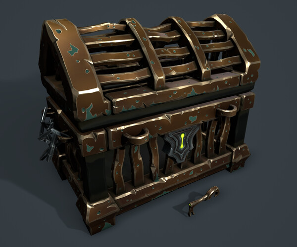 ArtStation - Prison chest | Game Assets
