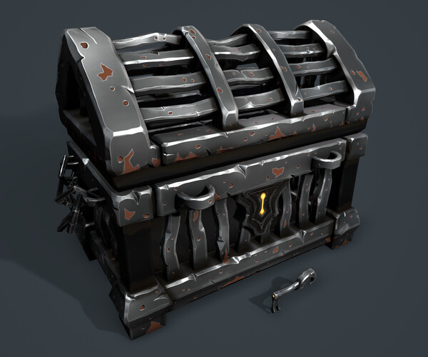 ArtStation - Prison chest | Game Assets