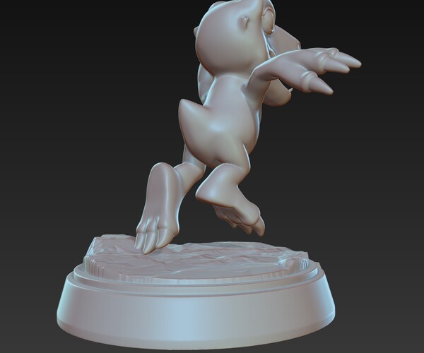 ArtStation - Agumon digimon 3D print model | Resources