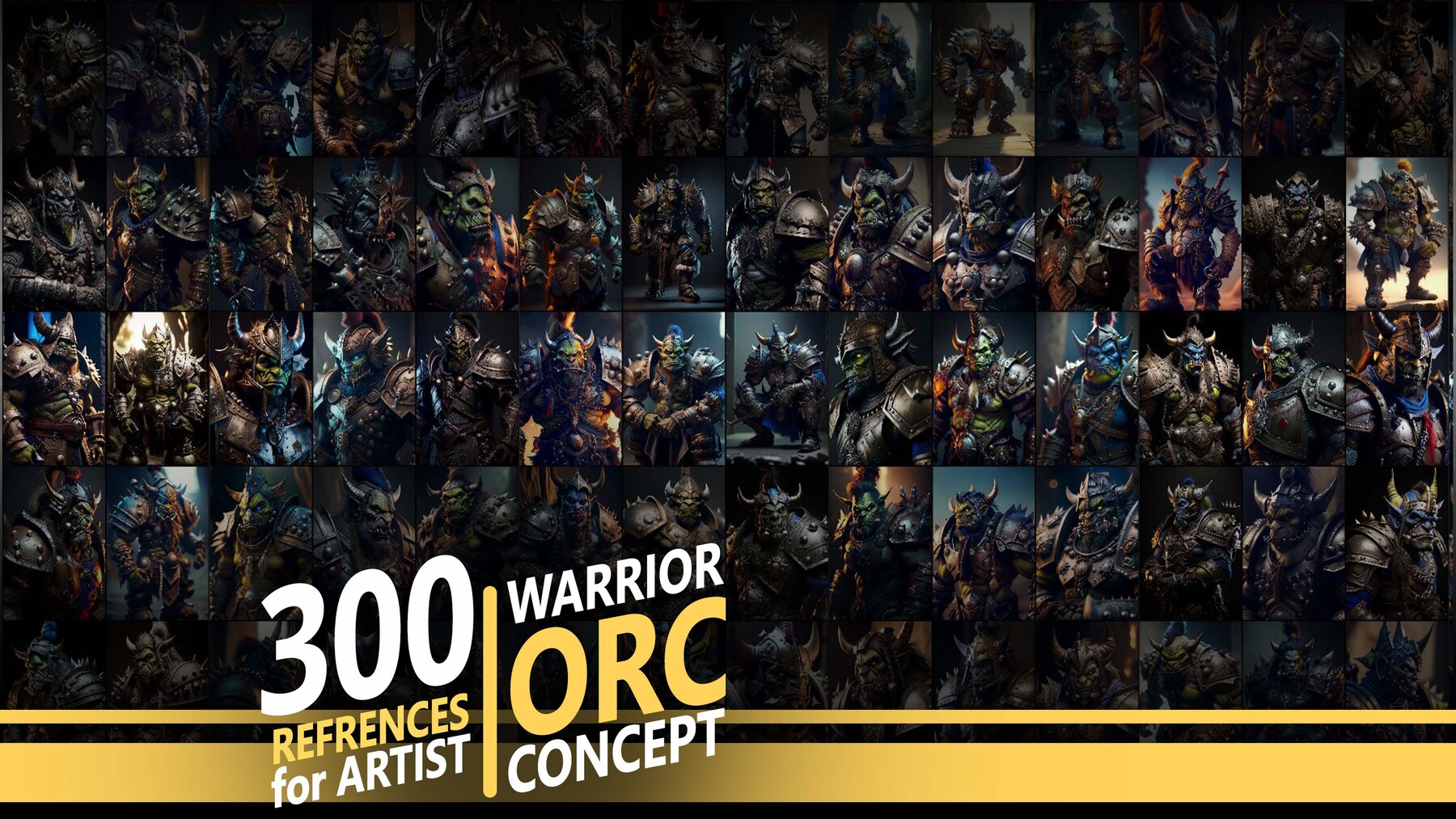 ArtStation - 300 Warrior Orc Concept - References for Artist | Artworks