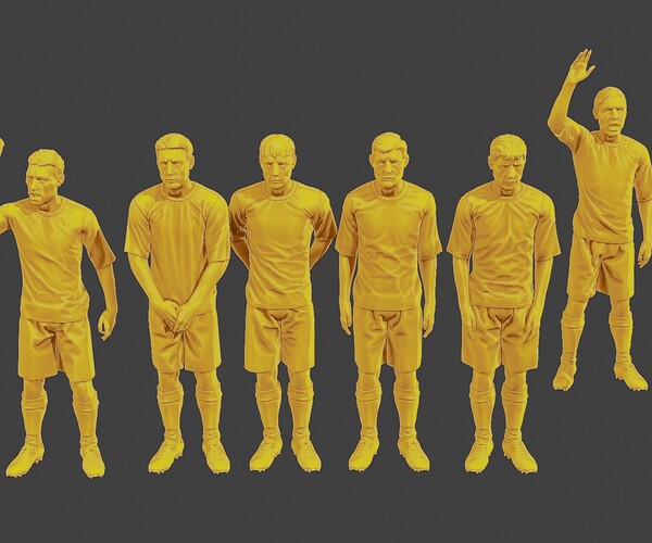 ArtStation - Soccer Players SP Pack 3 | Resources
