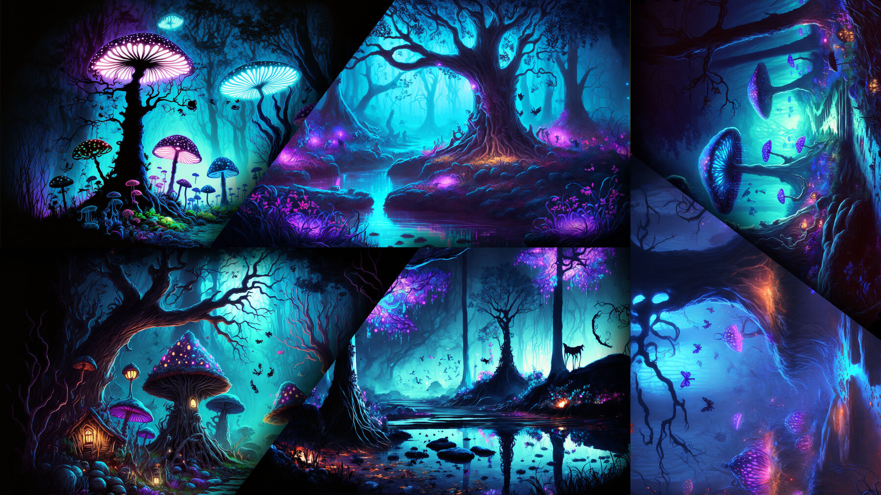 ArtStation - 145 Magic Forest (More Than 8K Resolution) | Artworks
