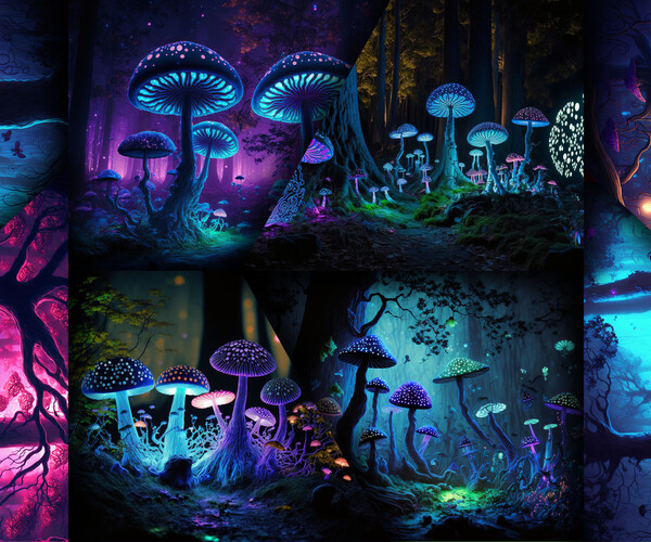 ArtStation - 145 Magic Forest (More Than 8K Resolution) | Artworks