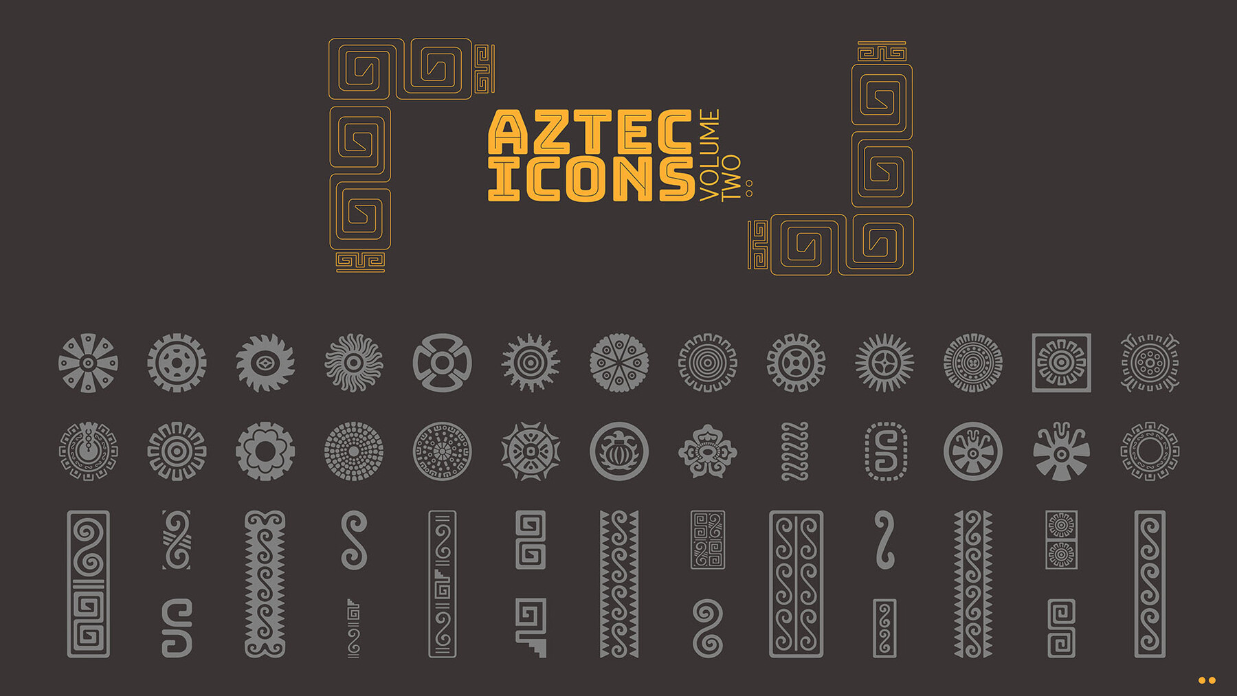 ArtStation - Aztec VECTOR ICONS Volume 2 | Artworks