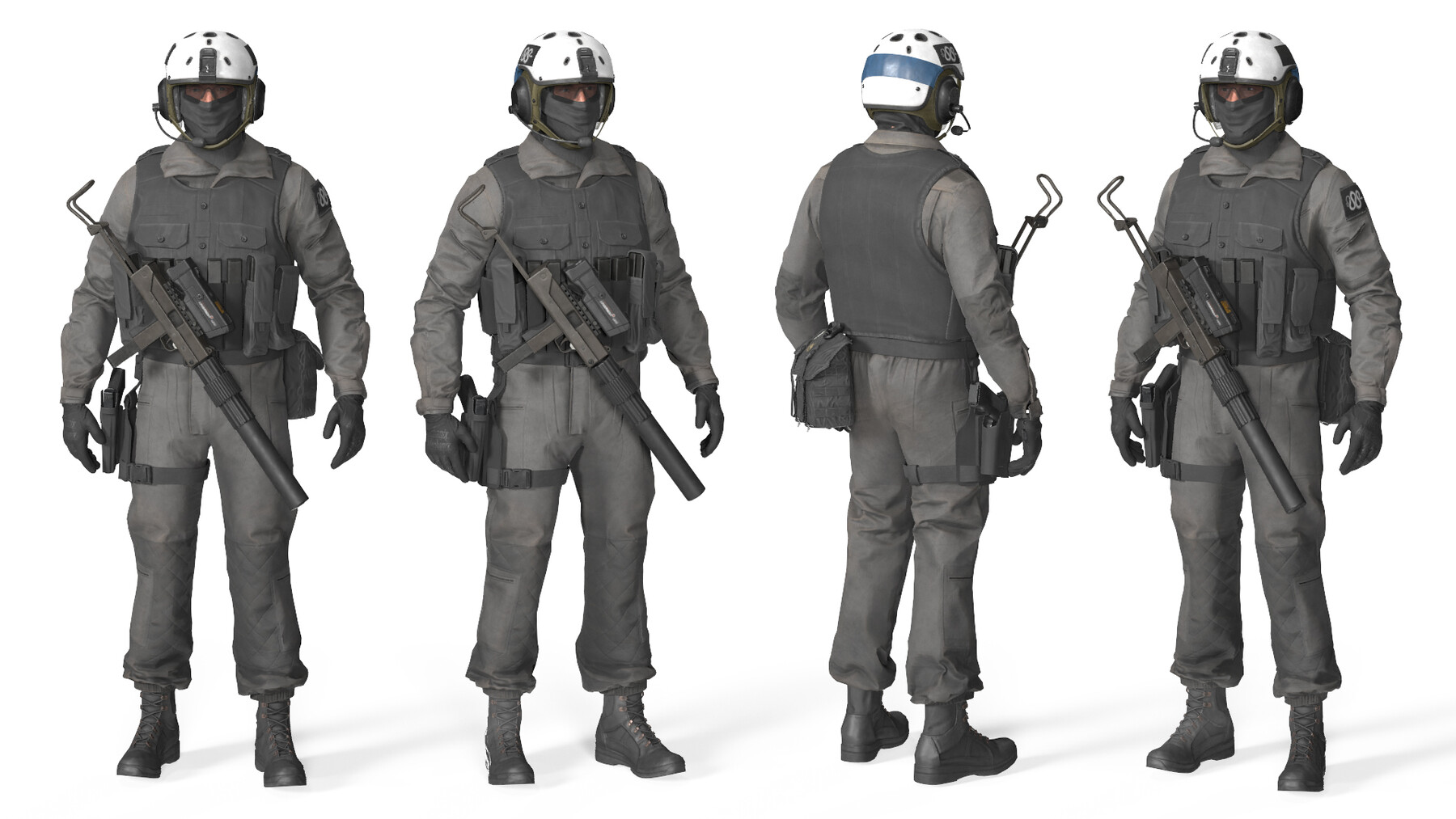 ArtStation - MILITARY XOF Special Operations Game Ready Character Low ...