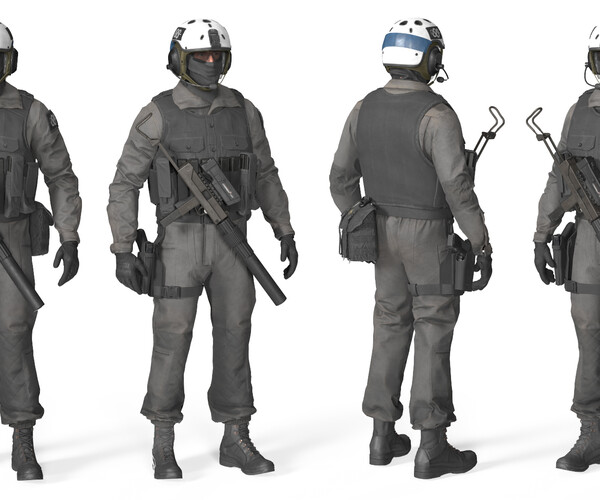 ArtStation - MILITARY XOF Special Operations Game Ready Character Low ...