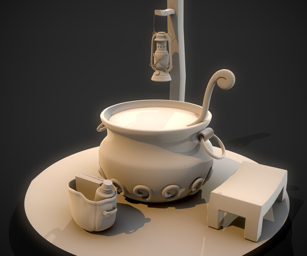 ArtStation - Pot Model with PBR texture | Game Assets