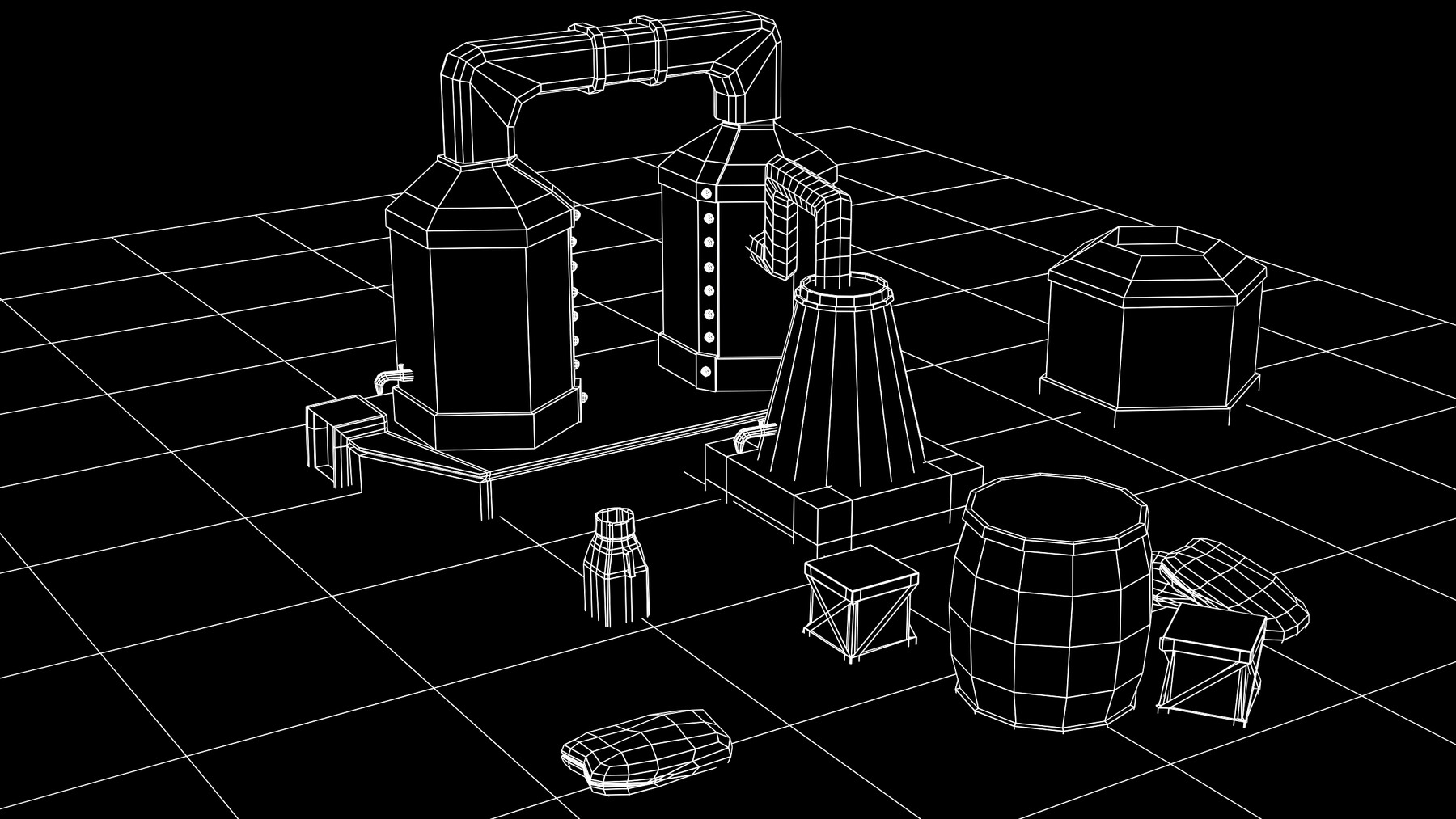 ArtStation - Factory Model with PBR texture | Game Assets