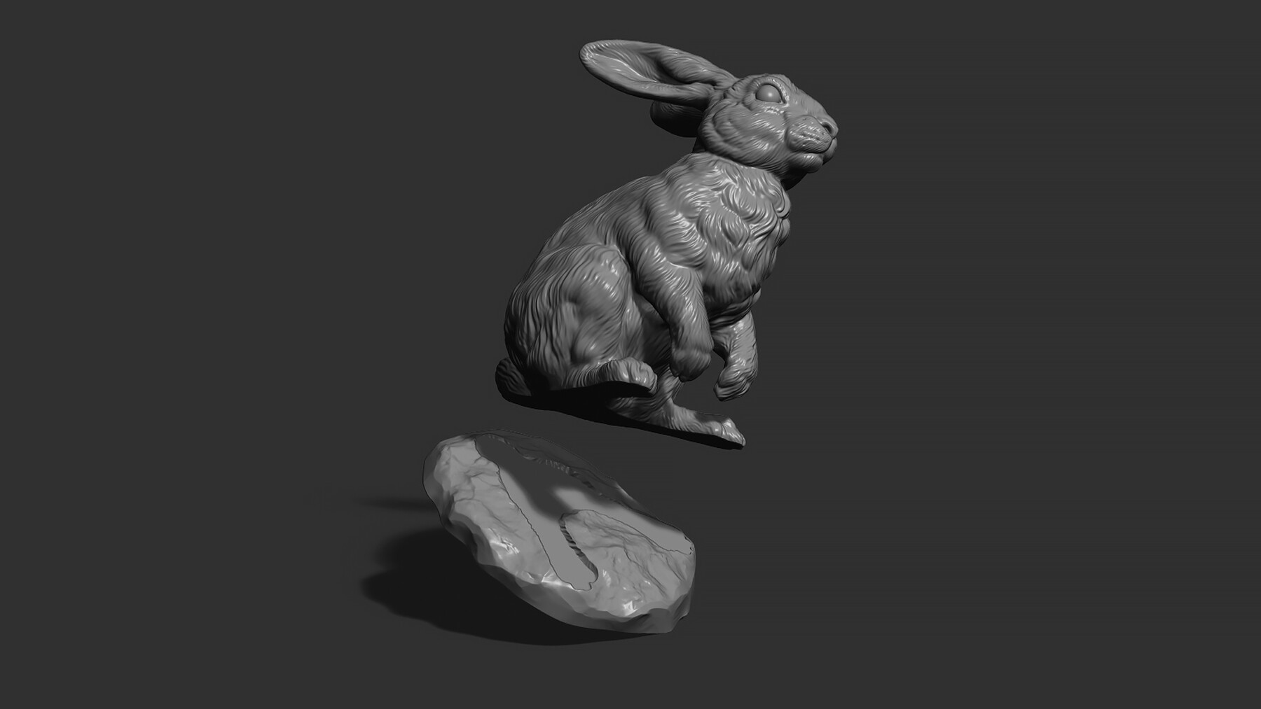 ArtStation - Rabbit sitting | Resources