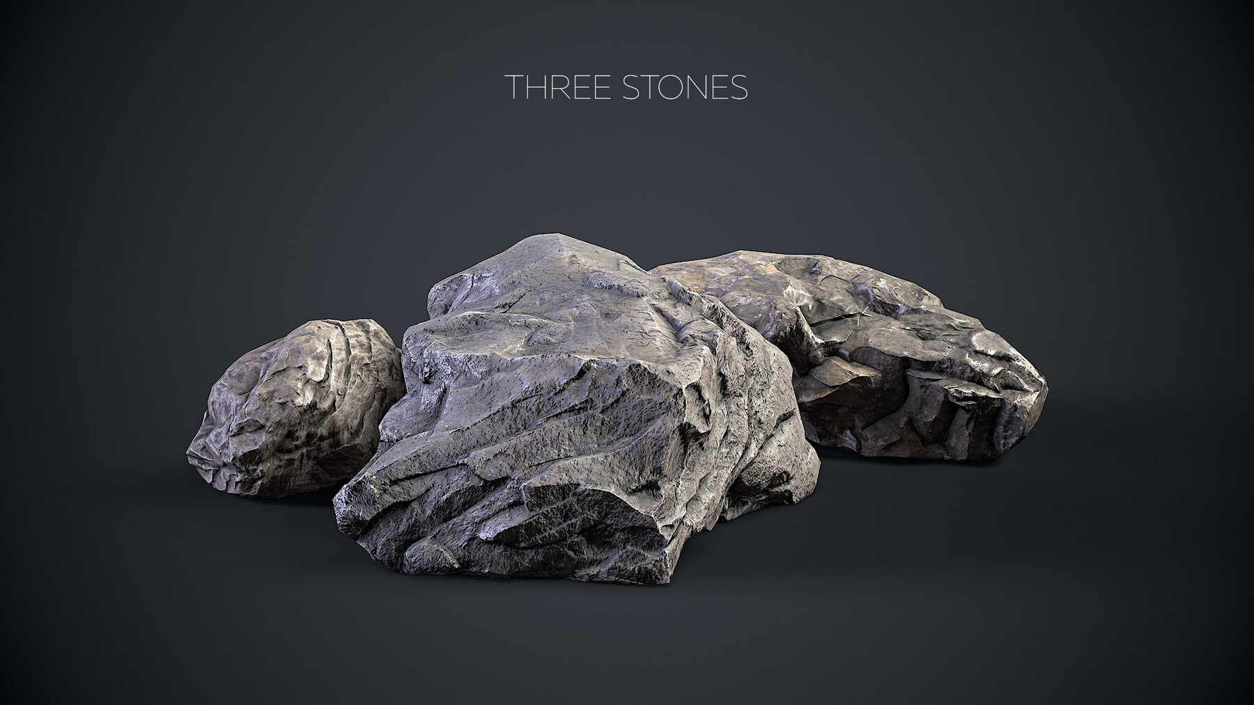 ArtStation - 3 STONES SET | Game Assets