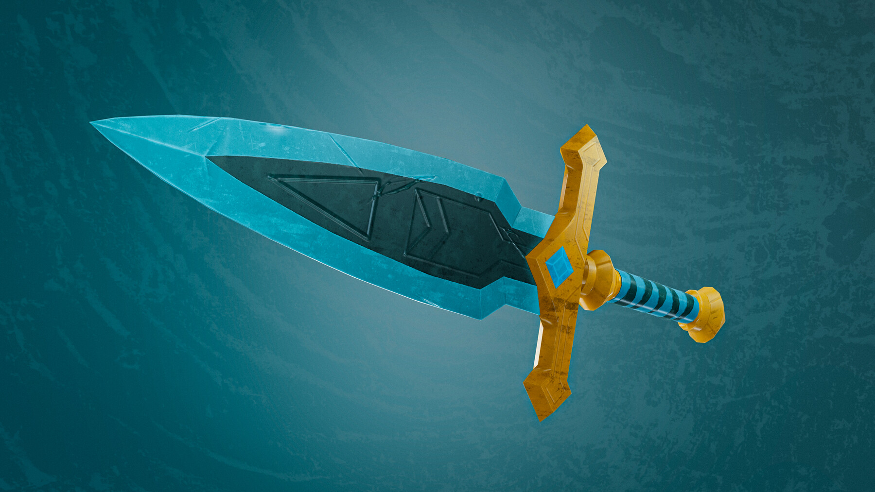ArtStation - Fantasy Dagger Low-poly 3D model | Game Assets