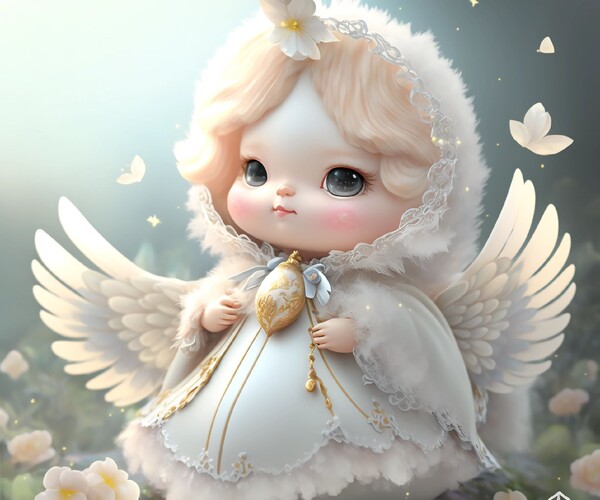 ArtStation - series of pictures of angel cute baby | Artworks