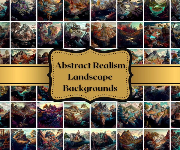 ArtStation - Abstract Realism Landscape Backgrounds | Artworks