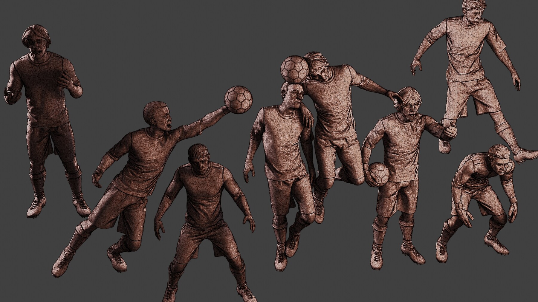 ArtStation - Soccer Players SP Pack 4 | Resources