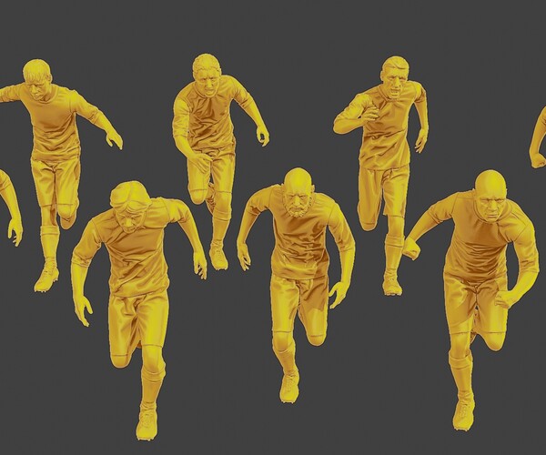 ArtStation - Soccer Players SP Pack 5 | Resources