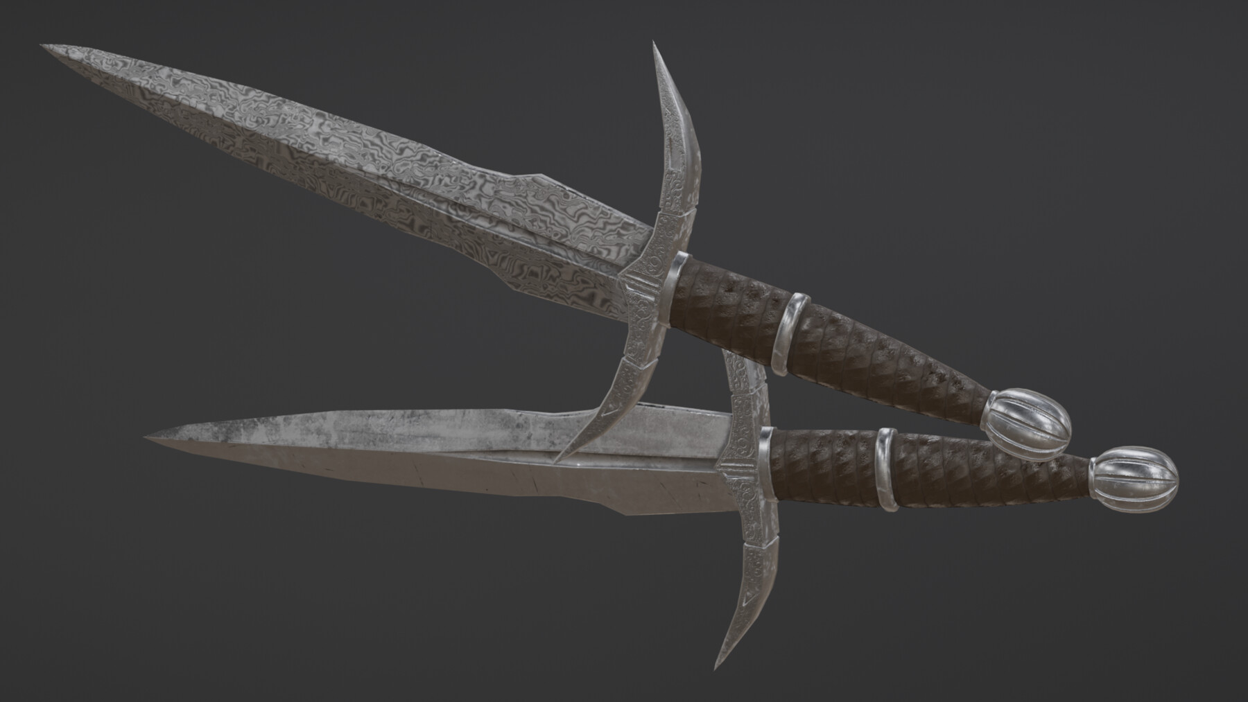 ArtStation - Engraved Medieval Dagger (Game-ready) | Game Assets
