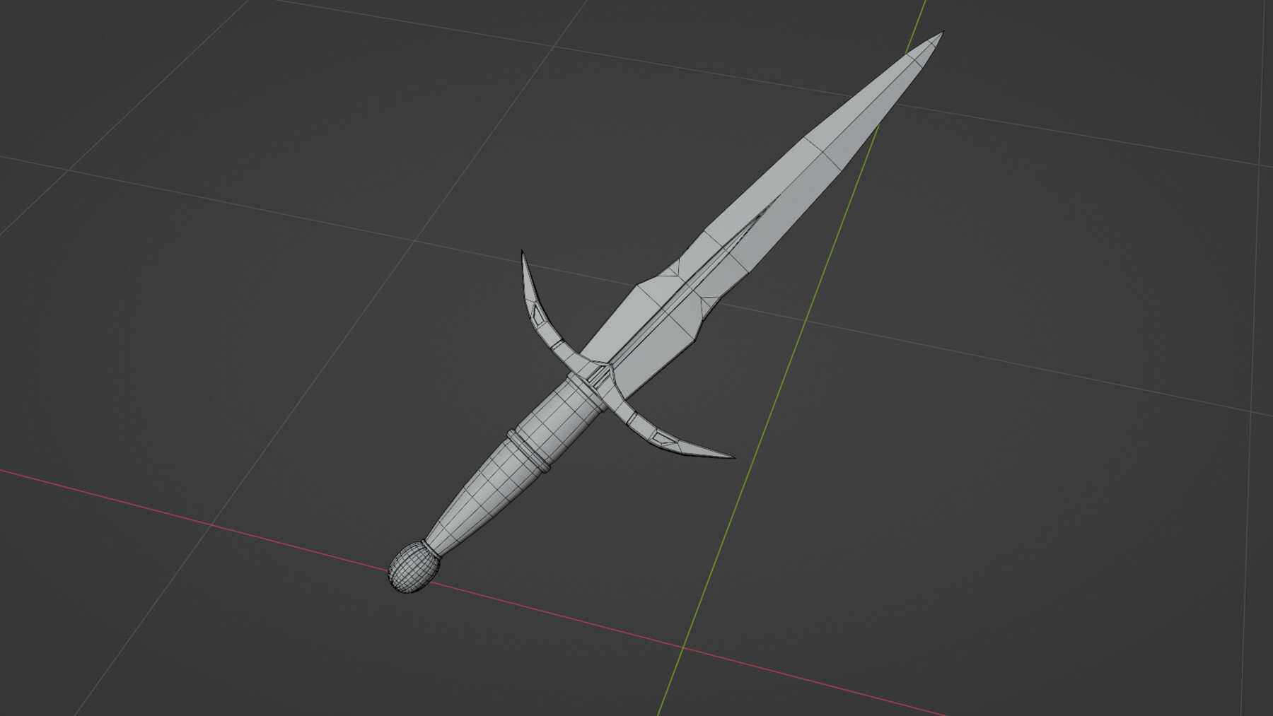 ArtStation - Engraved Medieval Dagger (Game-ready) | Game Assets