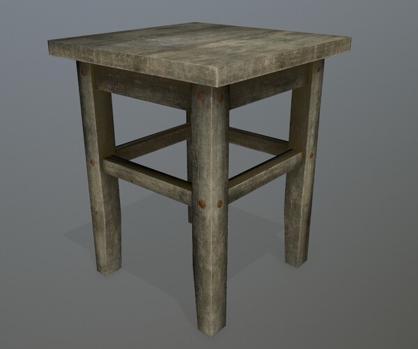 ArtStation - Footstool | Game Assets