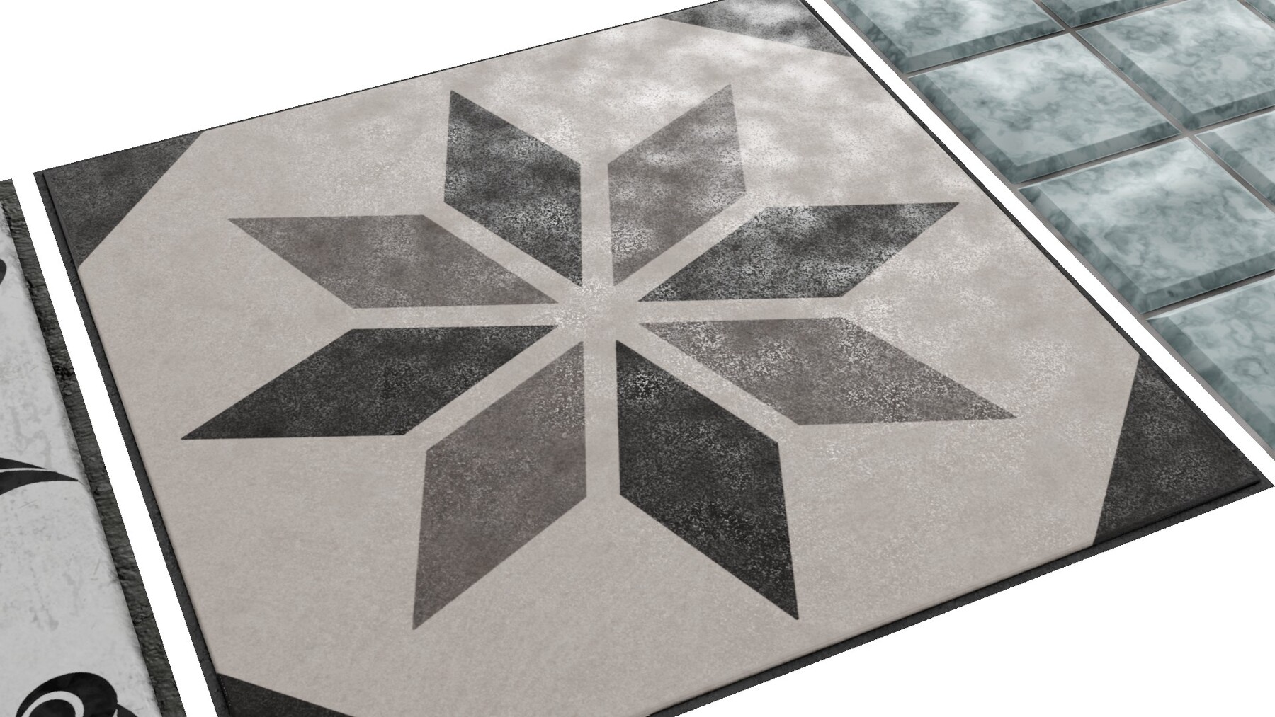 ArtStation - Tiles 3D Model Collection | Game Assets