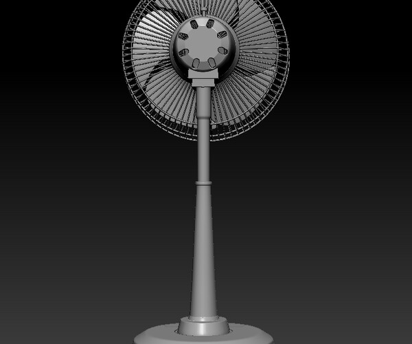 ArtStation - Cooling fan 3D modeling | Resources