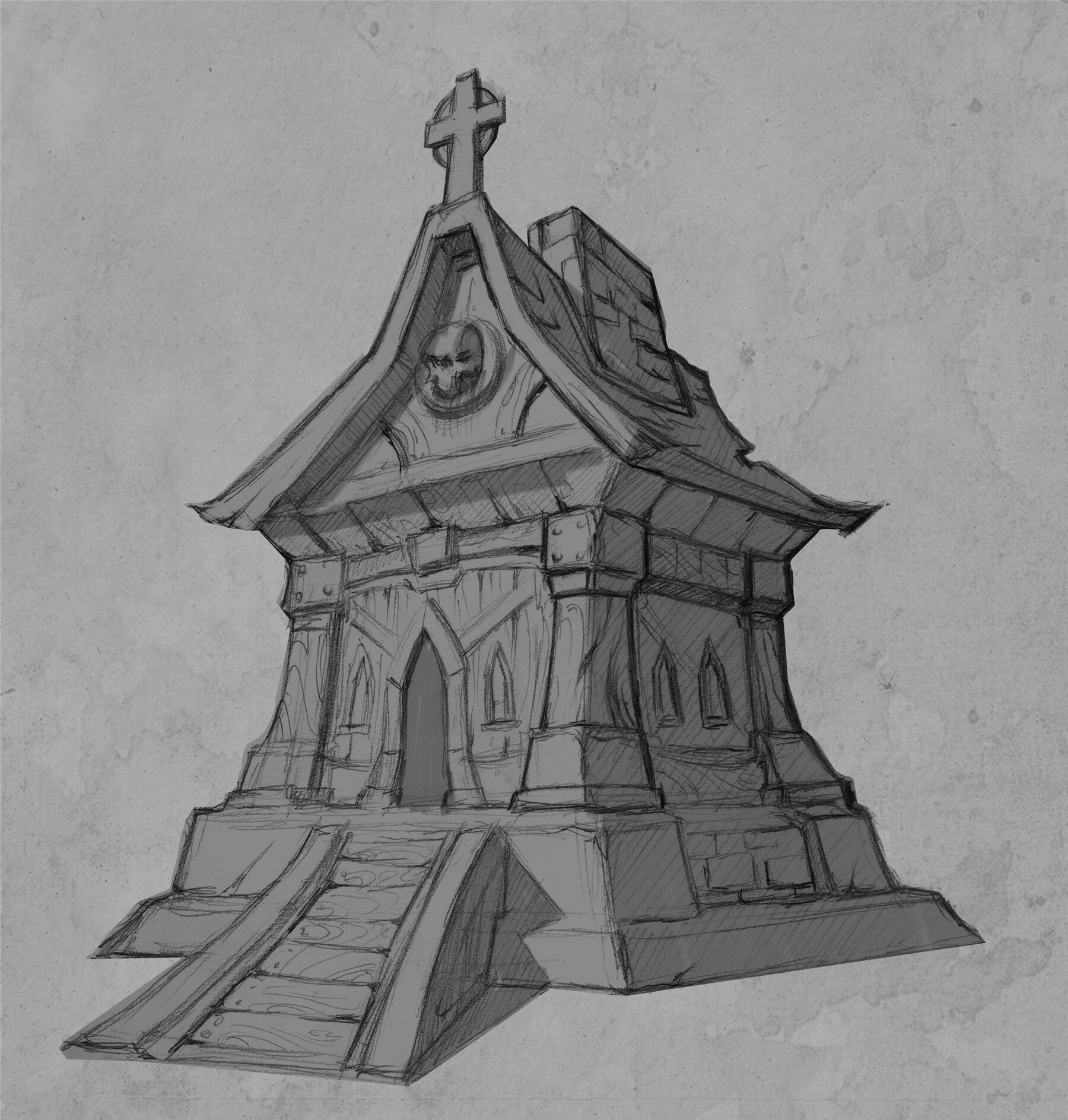 ArtStation - Drawing Stylized Architecture | Tutorials