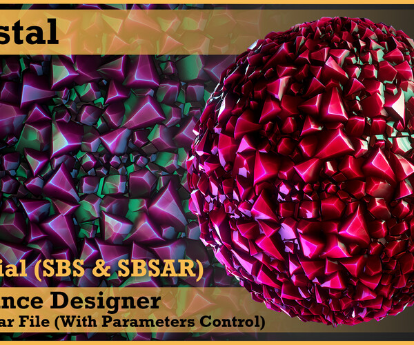 ArtStation - crystal _ VOL 07 _ SBS & SBSAR | Game Assets