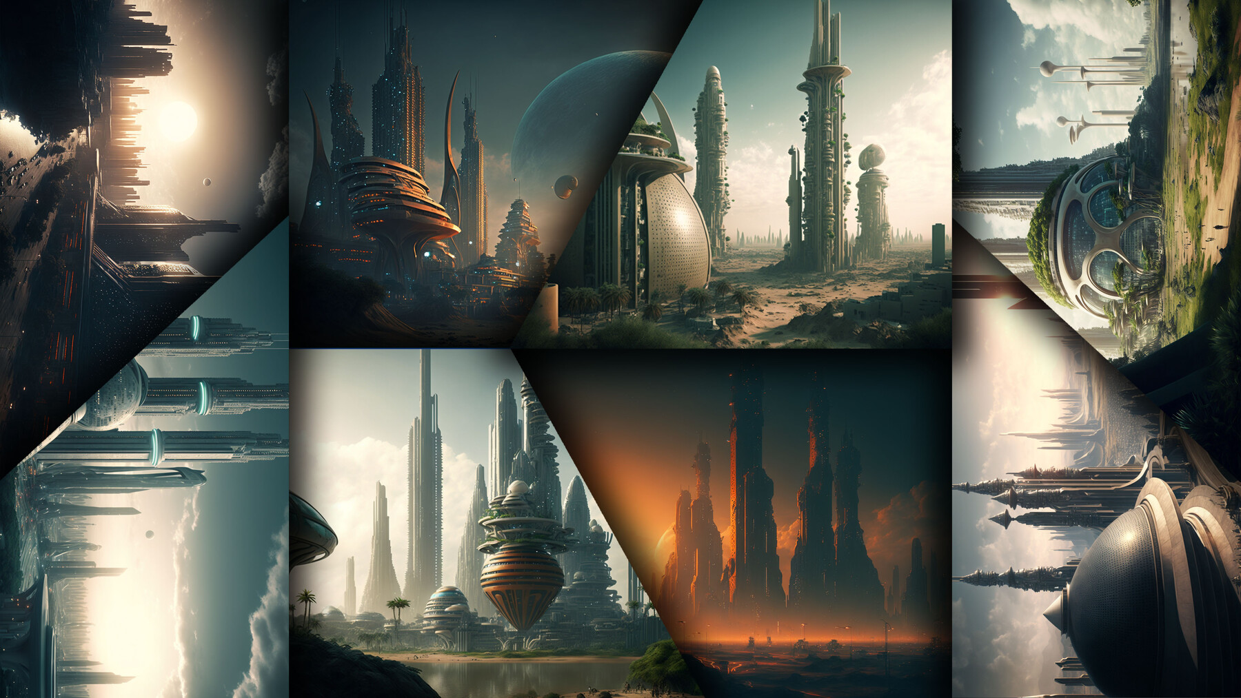 ArtStation - 106 Sci-Fi Buildings (More Than 8K Resolution) | Artworks